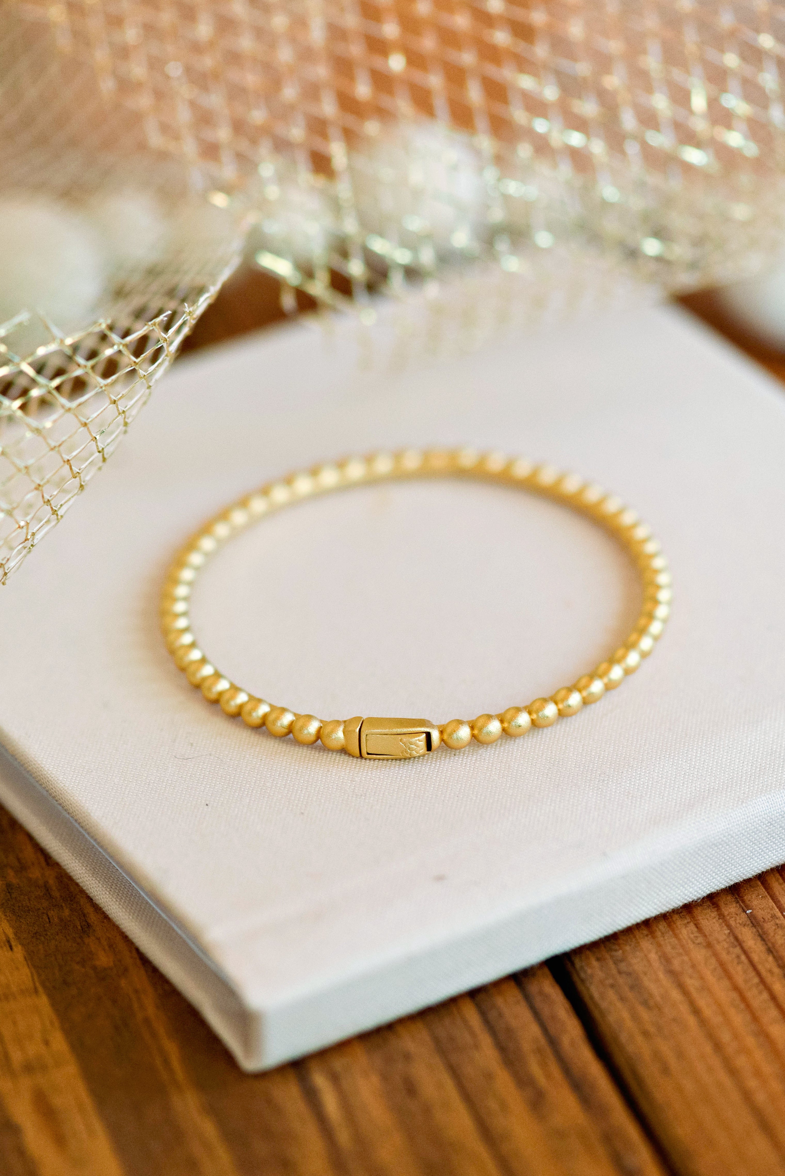 5mm Beaded Bangle – Tatum James Designs