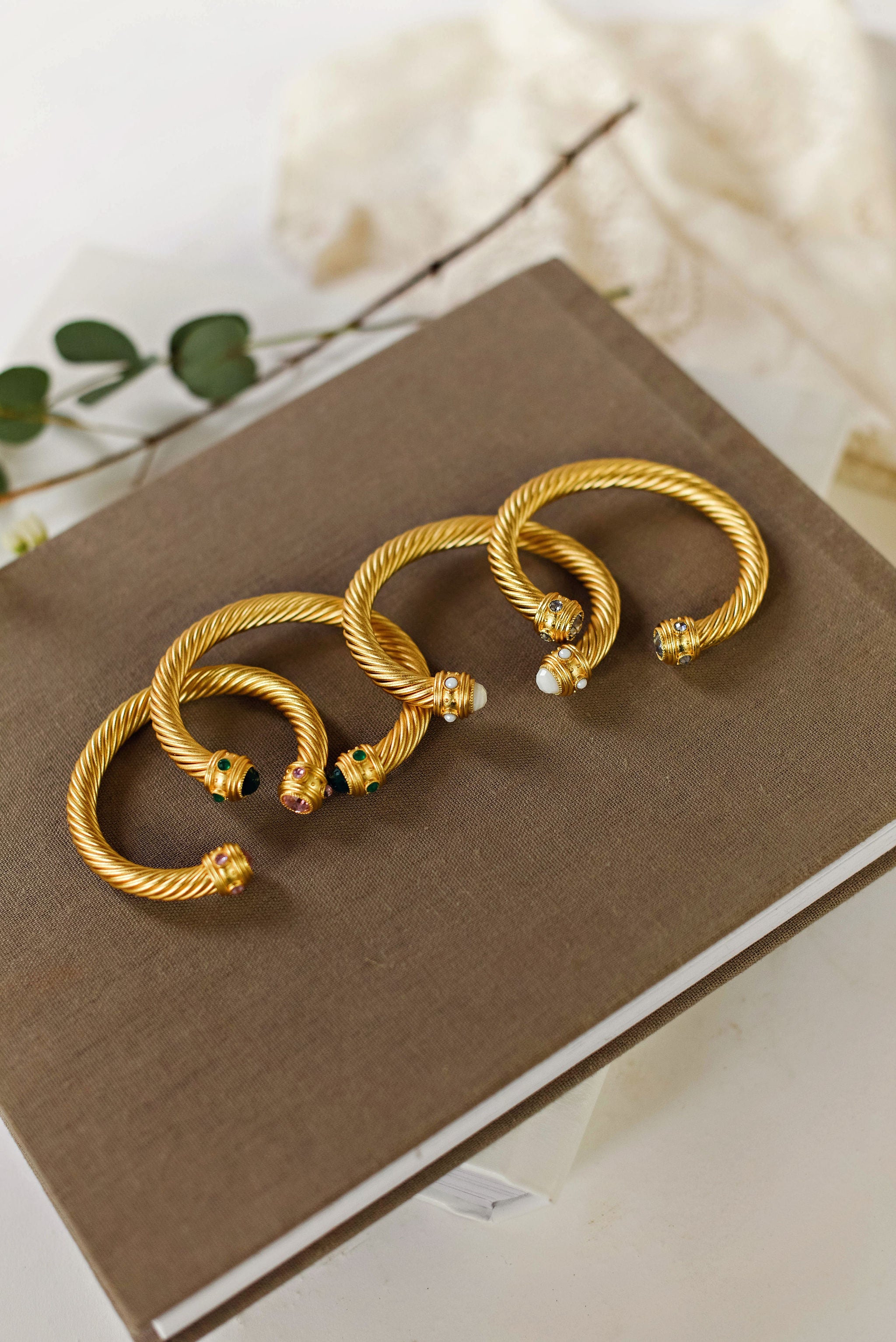 Tiffani Stone Cuff – Tatum James Designs