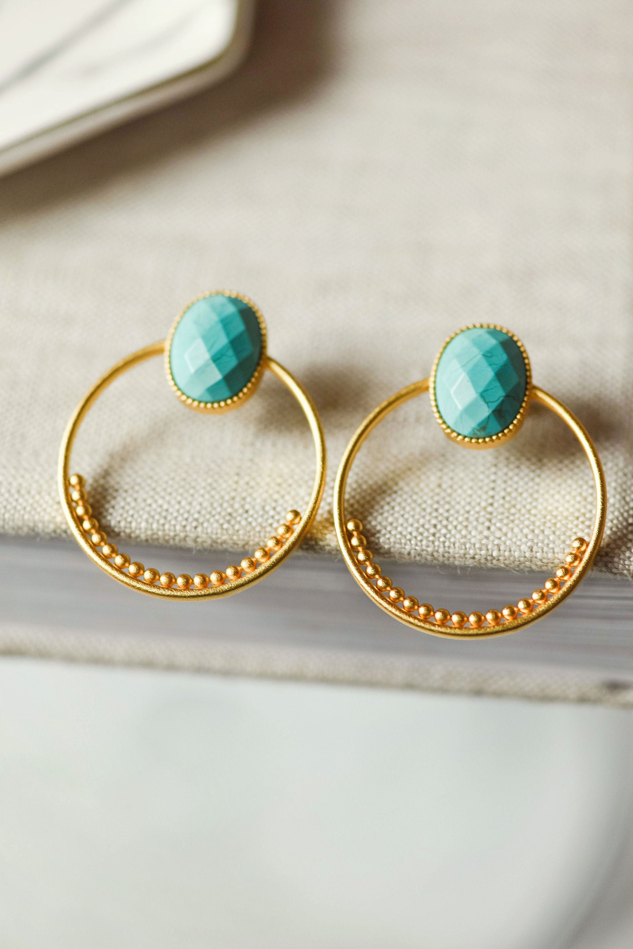 Melissa Forward Facing Hoops – Tatum James Designs